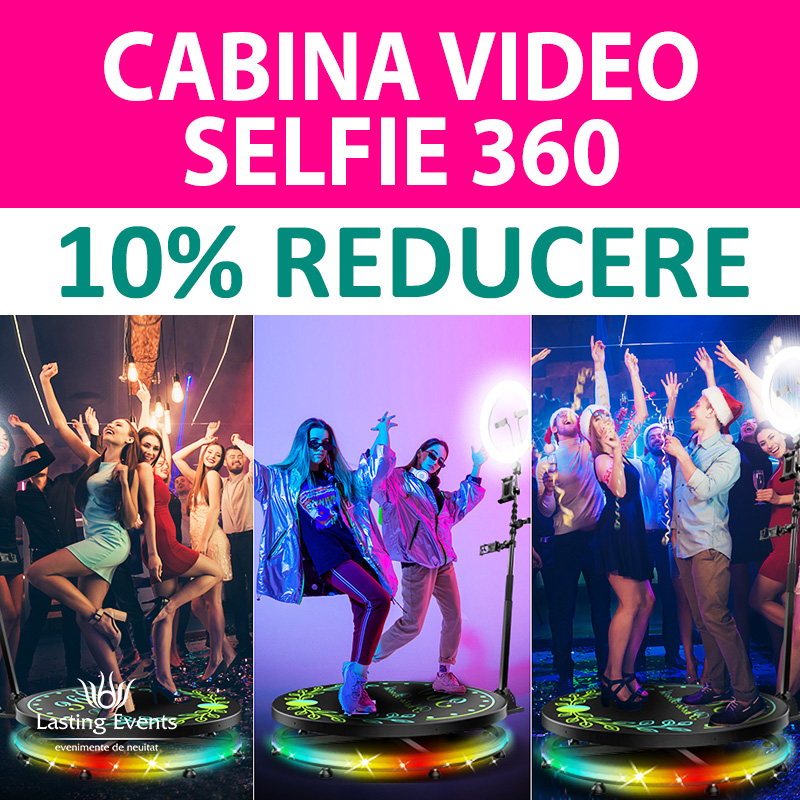 Platforma Video Selfie 360 Nunta Cabina Video Booth 360